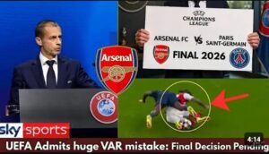 BREAKING NEWS: UEFA awards Arsenal the Champions League trophy after ...