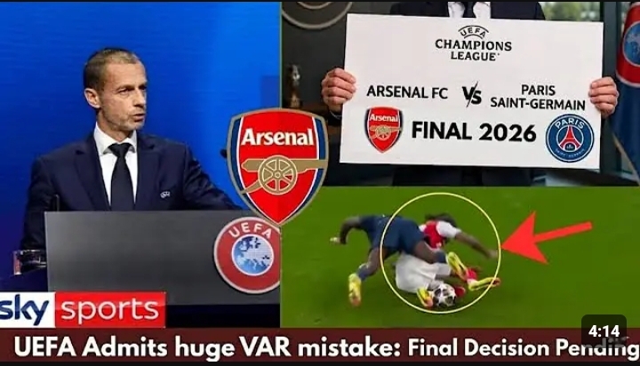 BREAKING NEWS: UEFA awards Arsenal the Champions League trophy after ...